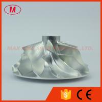 China RHF55 F55-22B 6+6 blades 48.30/62.00mm turbo milling/aluminum 2618/billet compressor wheel for VU24/F55-22B/342727 for sale