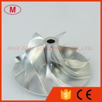 China GTA2052V 717697-0003 34.85/52.00mm 5+5 blades high performance turbo milling/aluminum 2618/billet compressor wheel for sale