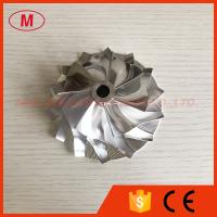 China S400 69.00/99.01mm 7+7 blades  high performance turbo milling/aluminum 2618/billet compressor wheel for sale