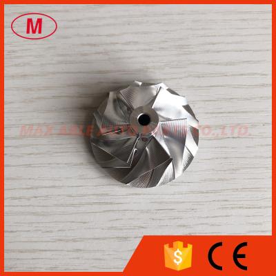 China KP35 reverse 6+6 blades 30.39/43.00mm point milling turbo milling/aluminum 2618/billet compressor wheel for sale