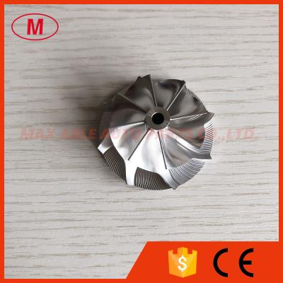China KP39 35.00/46.00mm 8+0 blades Turbo aluminum 2618/milling/billet compressor wheel for sale