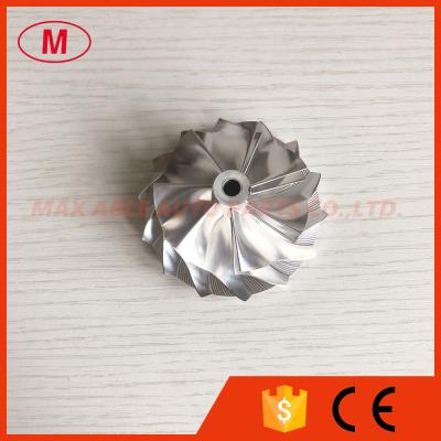 China K16 51.62/63.98mm 7+7 blades Turbocharger Milling/aluminum 2618/billet compressor wheel for sale