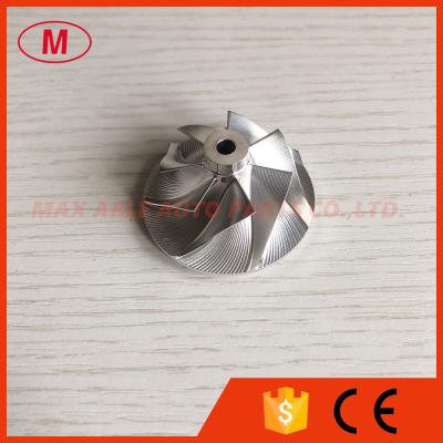 China KP35 reverse 7+0 blades 30.39/43.00mm point milling turbo milling/aluminum 2618/billet compressor wheel for sale