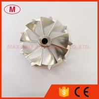China GT1749V reverse 41.83/54.00mm 9+0 blades high performance turbo aluminum 2618/billet compressor wheel for 06L145702L for sale