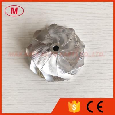 China G30-770 Forward 59.00/76.00mm 9+0 blades point milling turbo milling/aluminum 2618/billet compressor wheel for sale