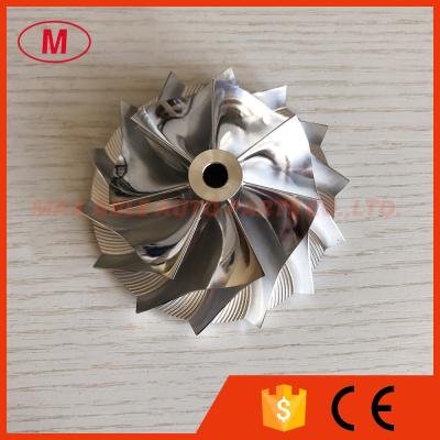 China TD05 reverse 57.69/78.00mm 7+7 blades Turbocharger milling/aluminum 2618/billet compressor wheel for sale