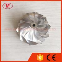 China GTP38 71.30/90.00mm 10+0 blades high performance milling/aluminum 2618/Billet compressor wheel for sale
