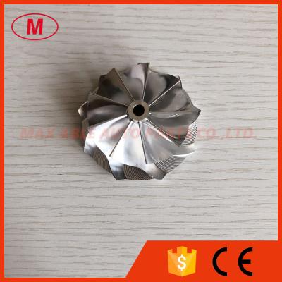China K16 51.03/61.98mm 9+0 blades high performance turbo aluminum 2618/milling billet compressor wheel for turbo for sale