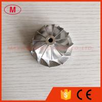 China GTA15-25 43.00/56.03mm 11+0 blades turbo milling/aluminum 2618/billet compressor wheel for sale