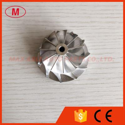 China GTA15-25 43.00/56.03mm 11+0 blades turbo milling/aluminum 2618/billet compressor wheel for sale