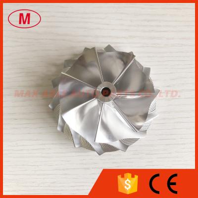 China T04R 451470-0001 66.30/84.00mm 7+7 blades Turbocharger milling/aluminum 2618/billet compressor wheel for Racing 66.5/84 for sale