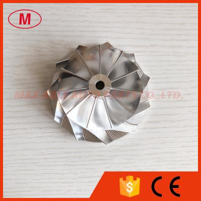 China GTX3582 9833-2 62.45/82.36mm 11+0 blades turbocharger milling/aluminum 2618/billet compressor wheel for sale