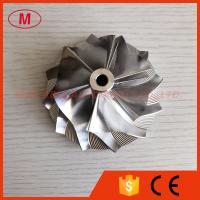 China HX40 62.45/85.98mm 6+6 blades high performance turbocharger milling/aluminum 2618/billet compressor wheel for sale