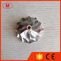 China CT12 6+6 blades 43.08/58.03mm 17291-67010 high performance turbocharger milling/aluminum 2618/billet compressor wheel for sale