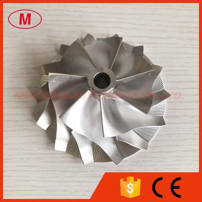 China 69.00/99.01mm 7+7blades high performance turbo Turbocharger milling/aluminum 2618/billet compressor wheel for sale