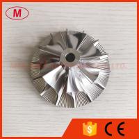 China 55.83/82.00mm 7+7blades turbo Turbocharger milling/aluminum 2618/billet compressor wheel for sale