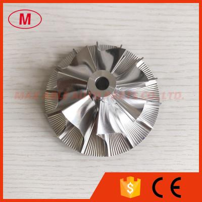 China 55.83/82.00mm 7+7blades turbo Turbocharger milling/aluminum 2618/billet compressor wheel for sale