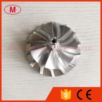 China 58.68/78.00mm 7+7blades point milling turbo Turbocharger milling/aluminum 2618/billet compressor wheel for sale