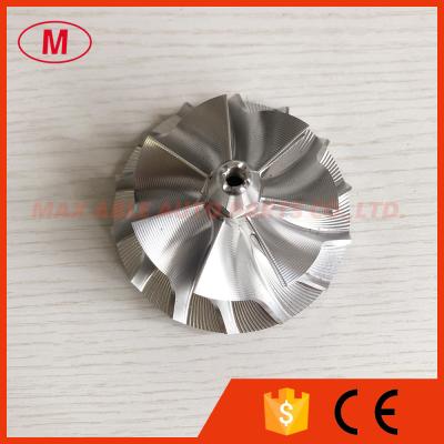 China 58.68/78.00mm 7+7blades point milling turbo Turbocharger milling/aluminum 2618/billet compressor wheel for sale