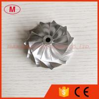 China CT12 11+0 blades 43.08/58.03mm 17291-67010 turbocharger milling/aluminum 2618/billet compressor wheel for 17201-67010 for sale