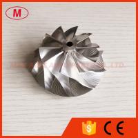 China GT15-25 49.70/67.40mm 10+0 blades turbo milling/aluminum 2618/billet compressor wheel for sale