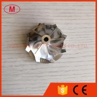 China GT15-25 42.00/53.00mm 8+0 blades high performance turbocharger milling/aluminum 2618/billet compressor wheel for sale