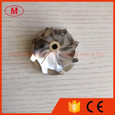 China GT15-25 42.00/53.00mm 8+0 blades high performance turbocharger milling/aluminum 2618/billet compressor wheel for sale