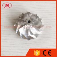 China GTA15-25 43.41/56.02mm 6+6 blades high performance turbo milling/aluminum 2618/billet compressor wheel for sale