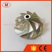 China G25-550 reverse 48.35/60.00mm 9+0 Blades Point milling turbo aluminum 2618/Milling/billet compressor wheel for sale