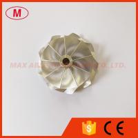 China G25-550 reverse 48.35/60.00mm 9+0 Blades Point milling turbo aluminum 2618/Milling/billet compressor wheel for sale