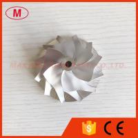 China CT10V 17291-0L040 Upgrade 42.87/62.00mm 6+6 blades Point Milling, Air Curve, Performance Design billet compressor wheel for sale