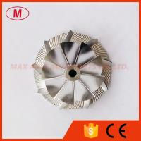 China K16 reverse 45.79/67.00mm 9+0blades high performance turbo milling/aluminum 2618/billet compressor wheel for sale