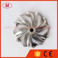 China TD07S 66.63/84.00mm 6+6 blades racing Turbocharger milling/aluminum 2618/billet compressor wheel for sale