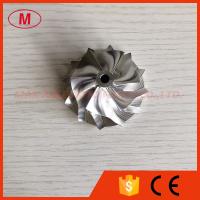 China RHF5 forward 39.94/52.50mm 6+6 blades high performance Turbo milling/aluminum 2618/billet compressor wheel for 06H145702 for sale