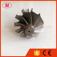 China GT2835R 51.80/56.55mm 10 blades ball bearing turbo turbine wheel shaft / turbine shaft&whe for sale