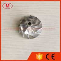 China TA31 409096-0014 6207-81-8130 42.55/60.25mm 6+6 blades turbo milling/aluminum 2618/billet compressor wheel for  KOMATSU for sale