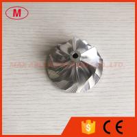 China RHF55 reverse 53.11/71.00mm 6+6 blades turbocharger milling/aluminum 2618/billet compressor wheel for sale