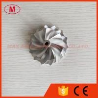 China GT30 reverse 54.50/70.00mm 7+7 blades High performance Turbo milling/aluminum 2618/billet compressor wheel for sale