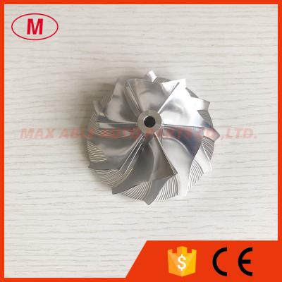 China reverse 6+6 blades 57.04/76.13mm high performance turbo milling/aluminum 2618/billet compressor wheel for sale
