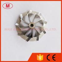 China TD04 reverse 42.00/60.00mm 9+0 blades high performance Turbocharger milling/aluminum 2618/billet compressor wheel for sale