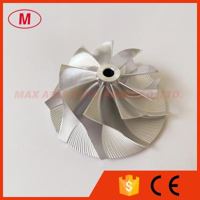 China TD04 46.00/62.00mm 9+0 blades high performance Turbocharger milling/aluminum 2618/billet compressor wheel for sale