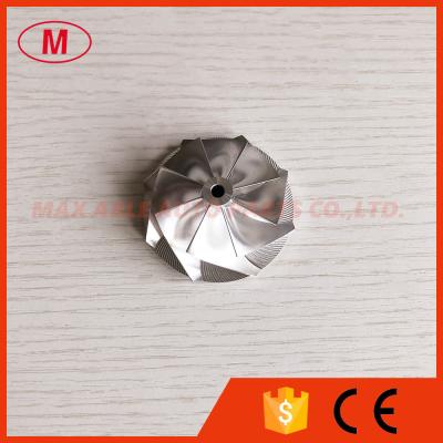 China KP39 41.61/52.00mm 8+0 blades high performance turbocharger milling/aluminum 2618/Billet compressor wheel for sale