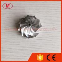 China GT12 42.12/56.03mm 11+0 blades high performance turbocharger milling/aluminum 2618/billet compressor wheel for sale