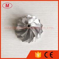 China B03G reverse 7+7 blades 59.00/76.00mm High performance Turbo milling/aluminum 2618/billet compressor wheel cutback 0.0 for sale