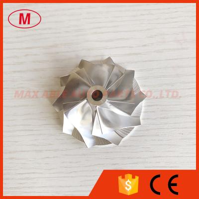 China HT12 41.80/54.00mm 5+5 blades high performance Turbo milling/aluminum 2618/billet compressor wheel for sale