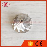 China RHF4H 43.50/60.00mm 11+0 blades high performance turbo turbocharger aluminum 2618/milling/billet compressor wheel for sale