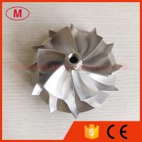 China HX60 88.70/118.00mm 6+6 blades point milling performance turbo milling/Aluminum 2618/billet compressor wheel for sale