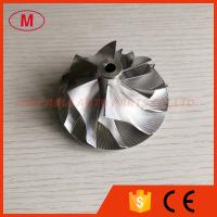 China PT55 MIL0063, 22155, 00429 55.08/76.20mm 6+6blades point milling turbo milling/aluminum 2618/billet compressor wheel for sale