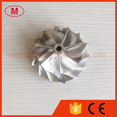 China T04E 57.04/76.07mm 7+7 blades high performance turbocharger milling/aluminum 2618/billet compressor wheel for sale