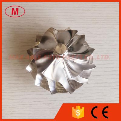 China GT38 63.50/88.25mm 6+6blades high performance turbo milling/aluminum 2618/billet compressor wheel for sale